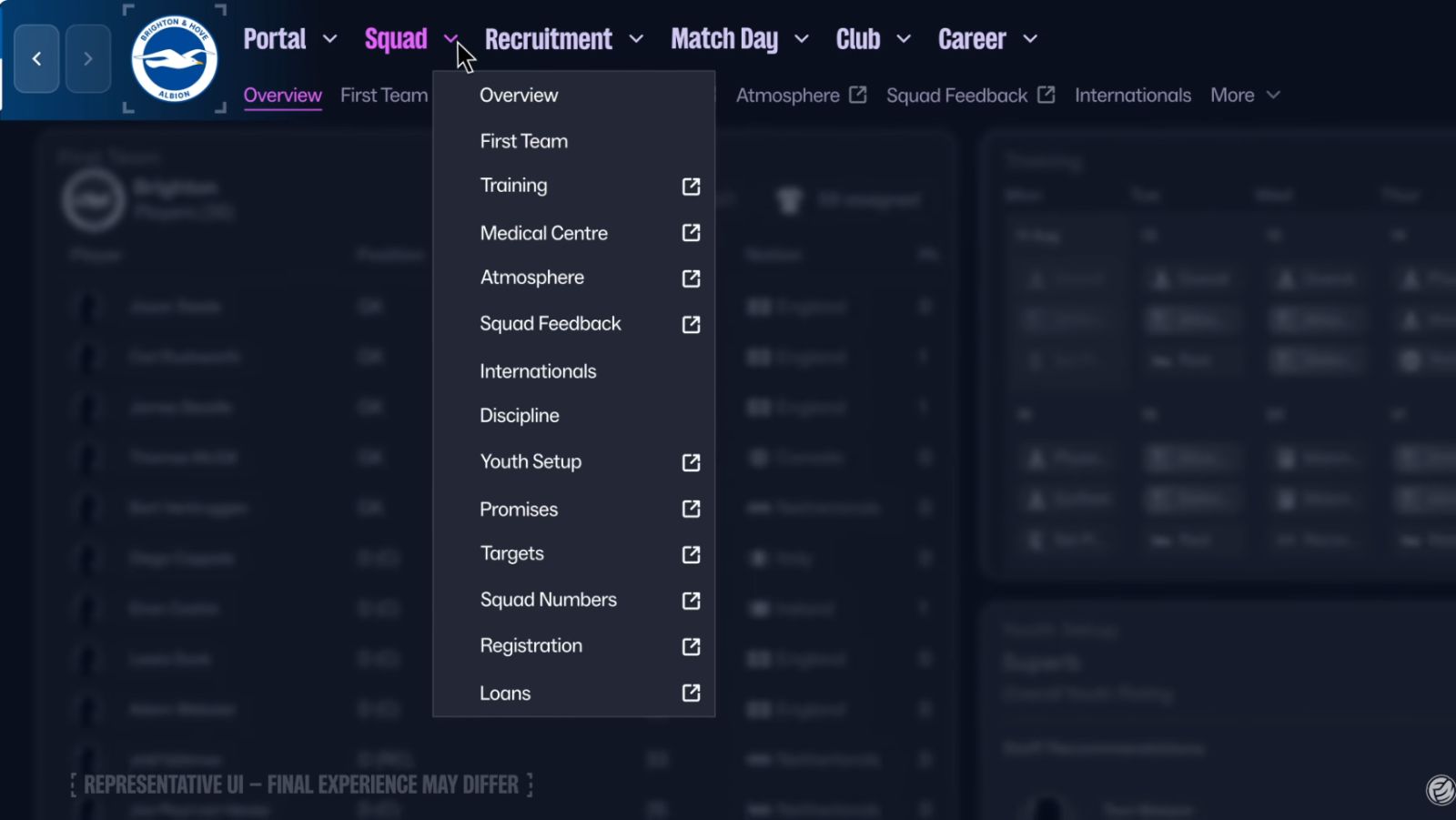 Football Manager 26 - First look at new UI - FMInside Football Manager Community